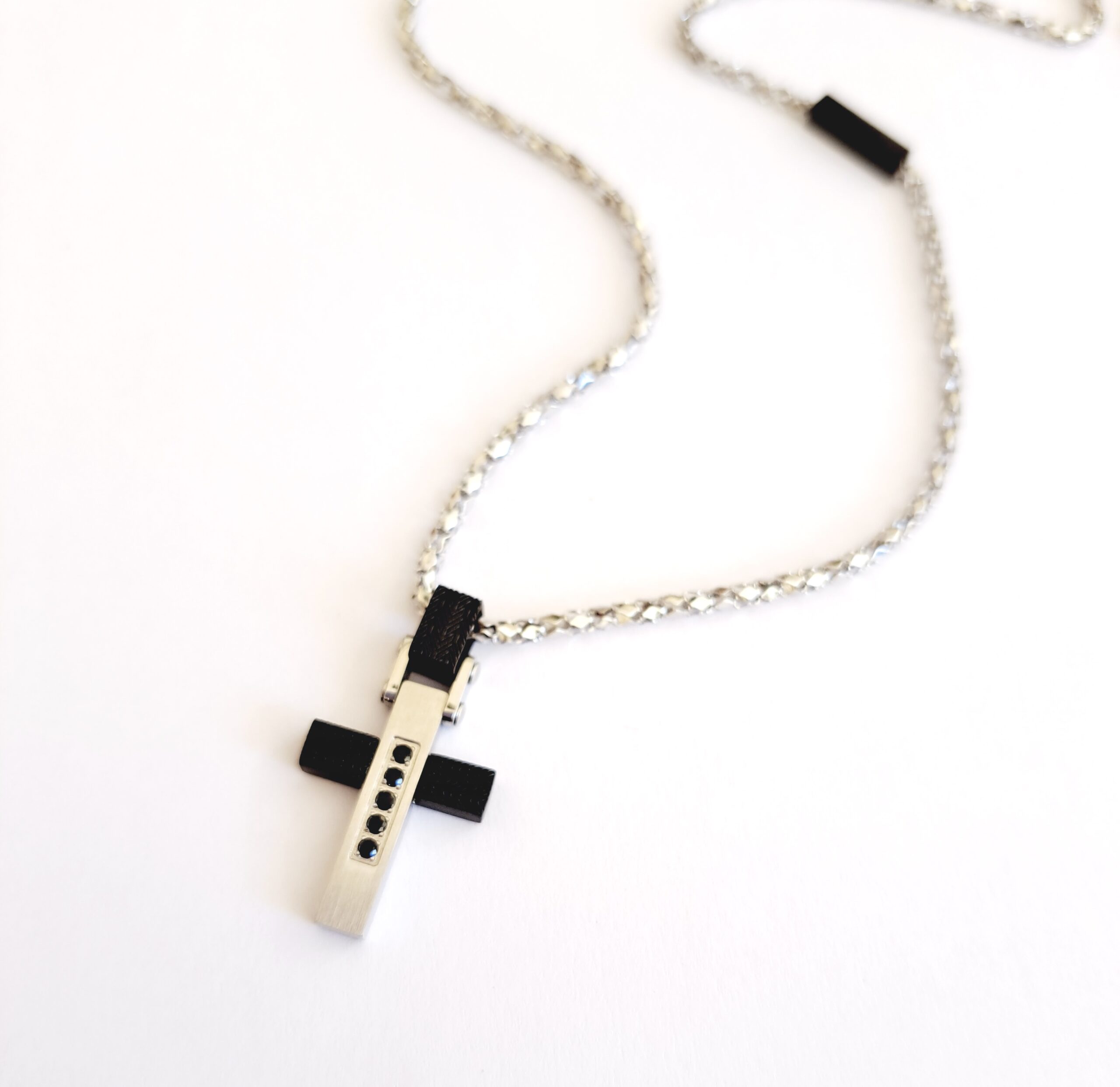 Ανδρικός Σταυρός με Αλυσίδα Κωδ.M.JW0095 | Symvolo Accessories